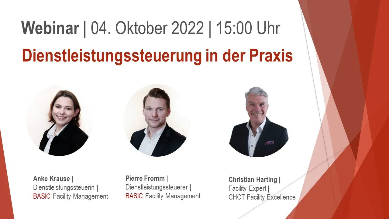 Online-Seminar: Dienstleistungssteuerung in der Praxis | BASIC Facility Management